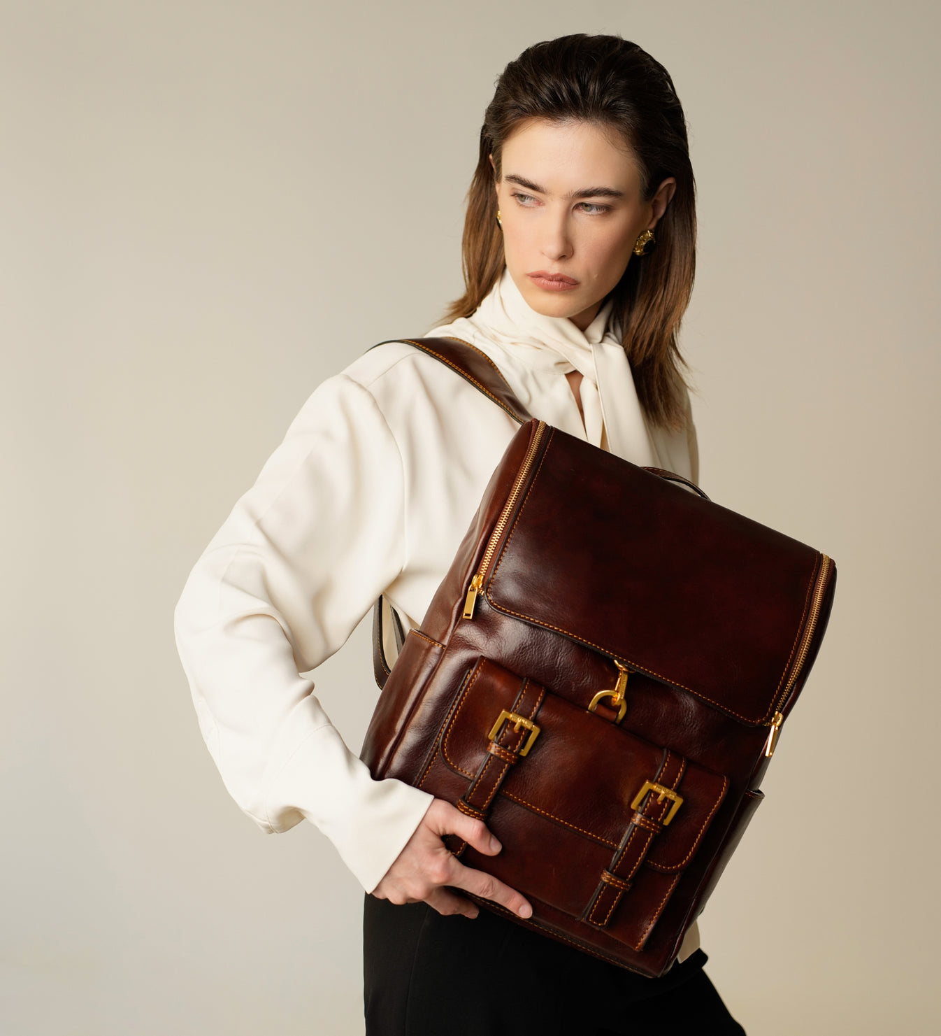 Large Leather Backpack for Women - The Odyssey – ca.timeresistance.com